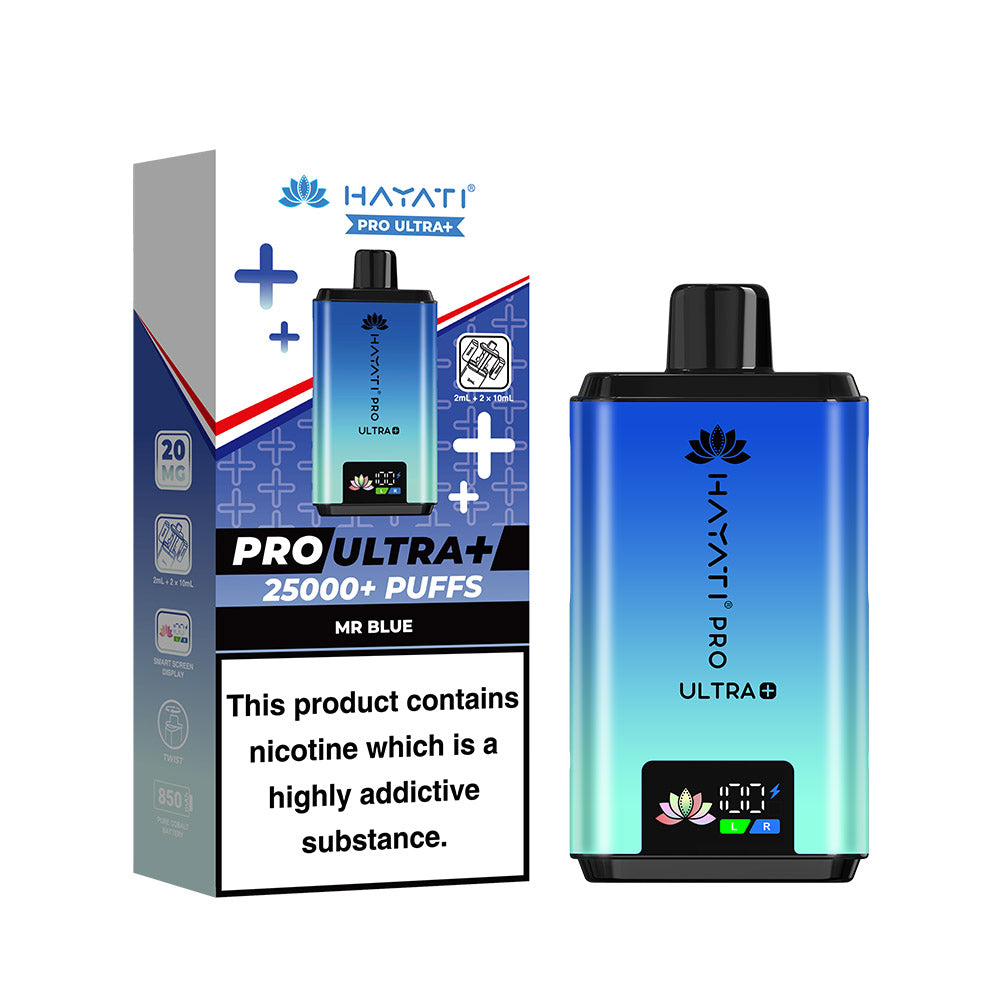 Hayati Pro Ultra+ Kit Mr Blue – Vape Local