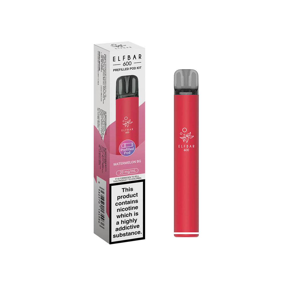 ELFbar 600 Rechargeable Kit Watermelon BG – Vape Local