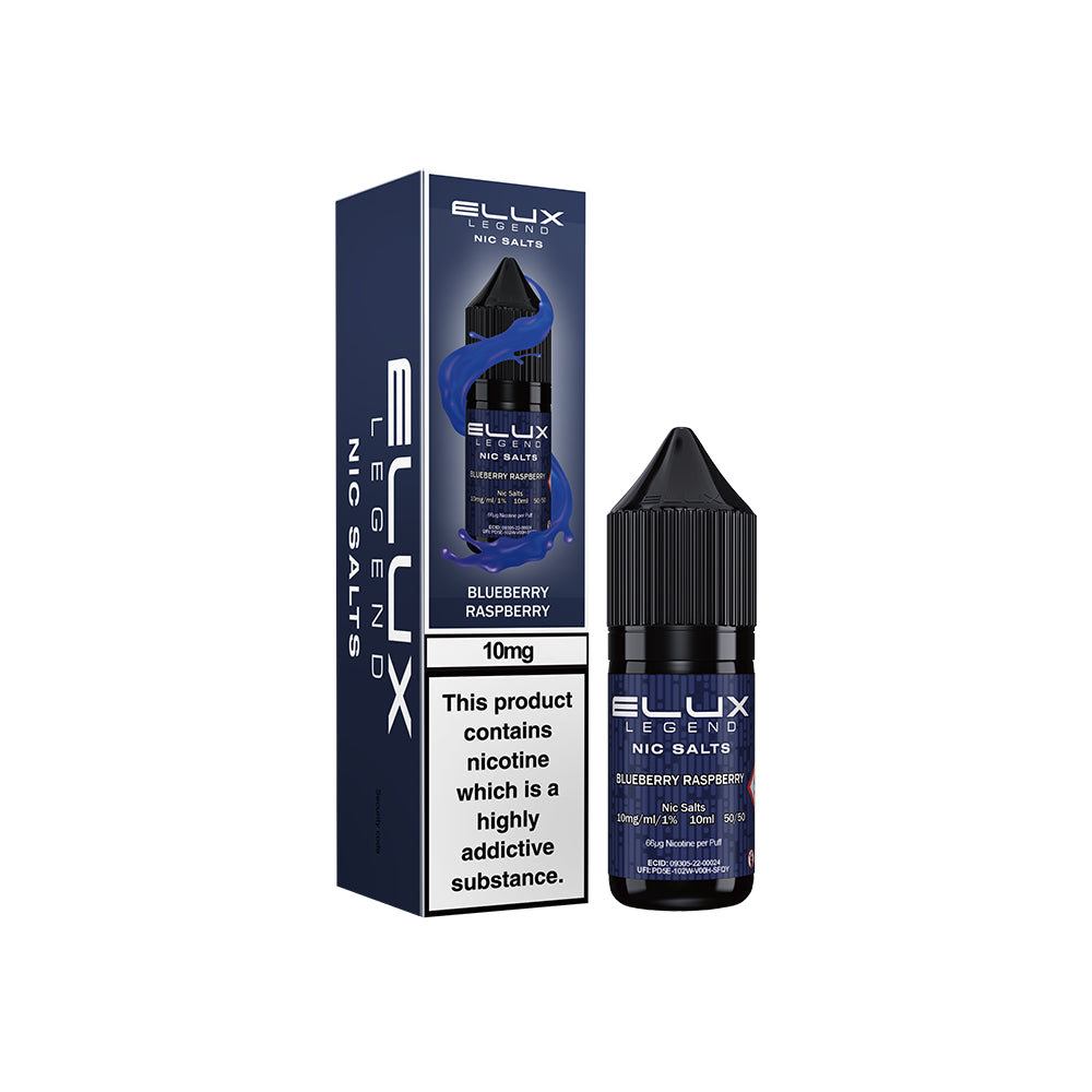 Elux Legends Nic Salts Blueberry Raspberry 10mg – Vape Local