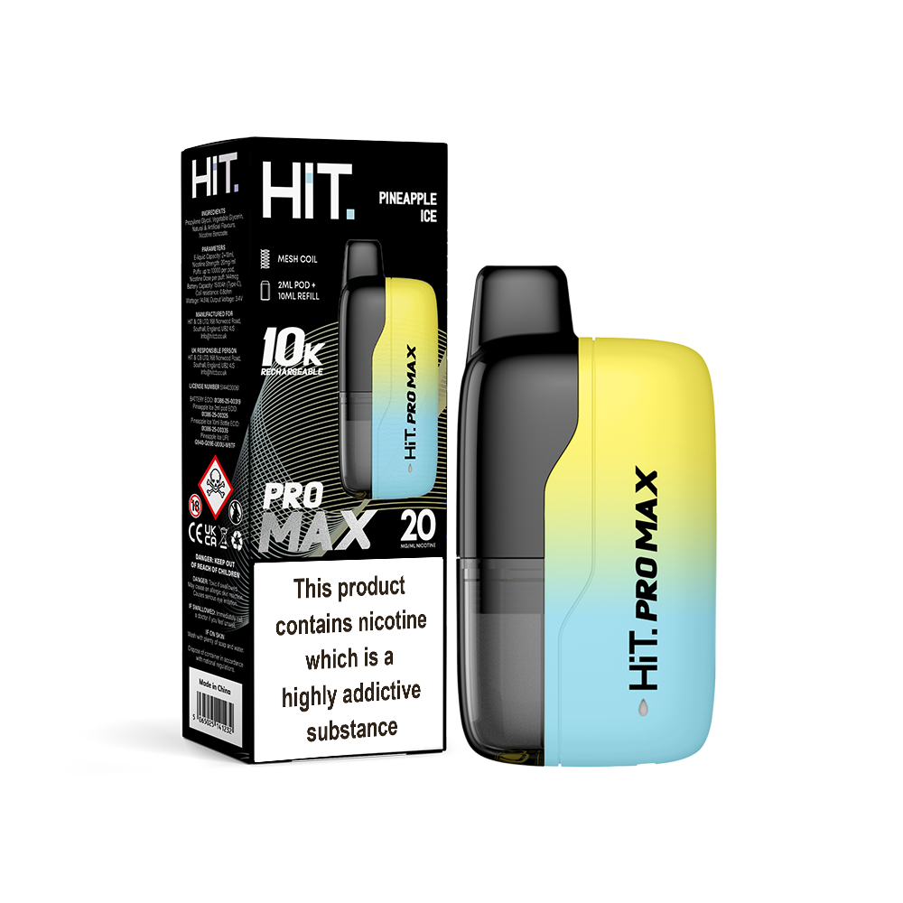 Hit Pro Max 2+10 Starter Kit Pineapple Ice 20mg – Vape Local