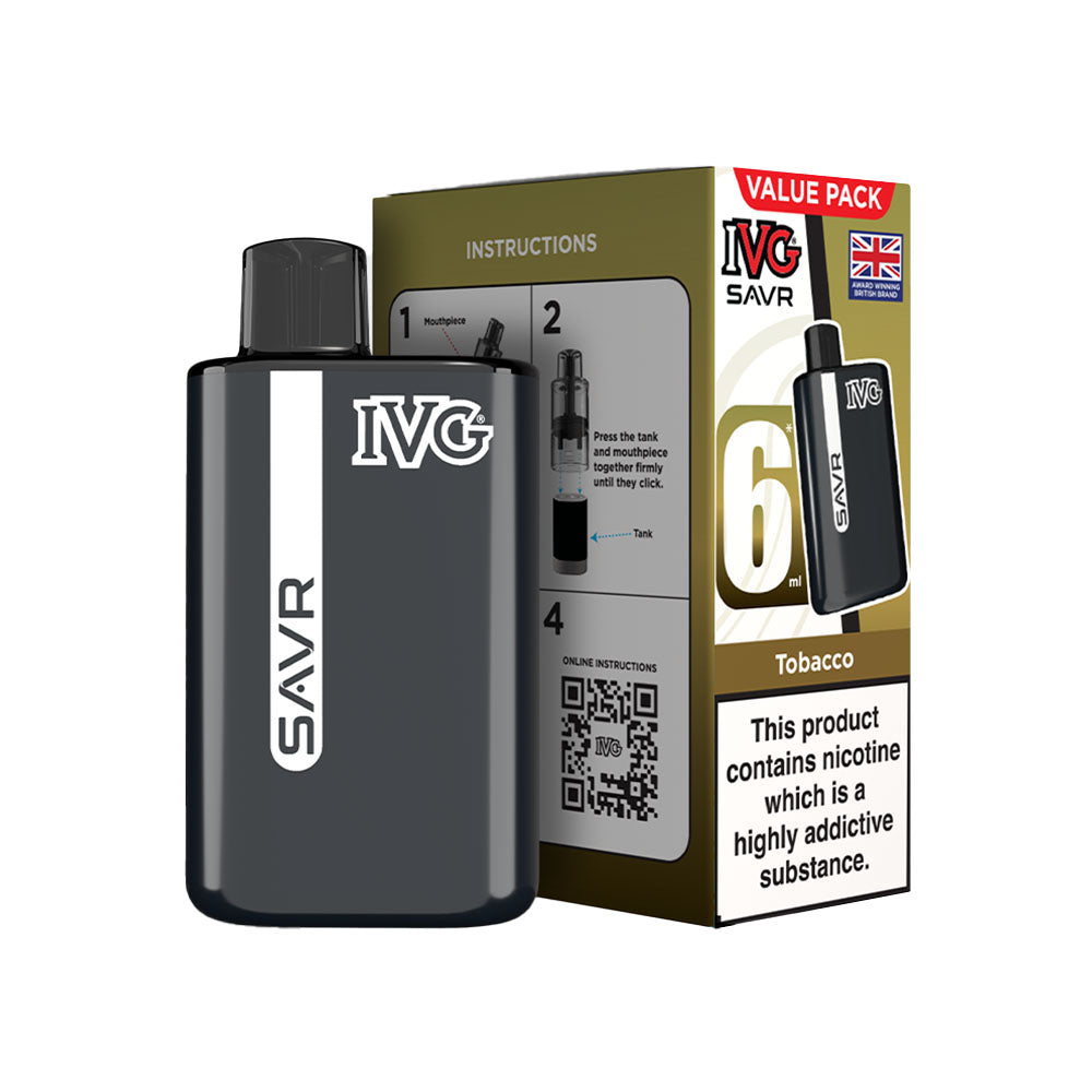 IVG Savr 3000 Starter Kit Tobacco – Vape Local