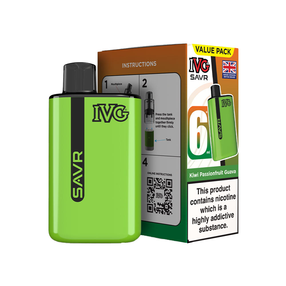 IVG Savr 3000 Starter Kit Kiwi Passionfruit Guava – Vape Local