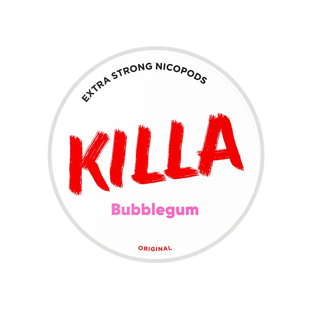 Killa Nic Pouches Bubblegum 16mg – Vape Local